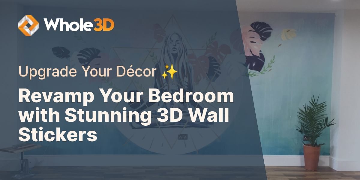 What are the best 3D wall stickers for a bedroom?
